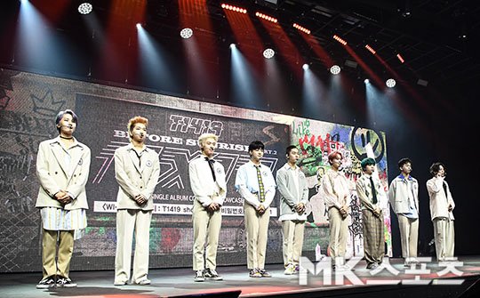 T1419 '데뷔 한달만에 돌아왔어요' [MK포토] : 네이트 연예