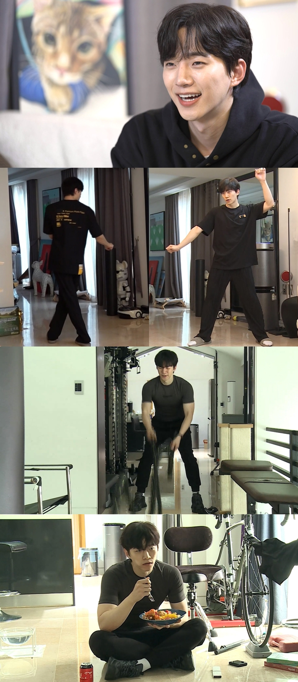 '나혼산' 2PM 준호, 홈짐→운동 루틴공개 [MK★TV컷] : 네이트 연예