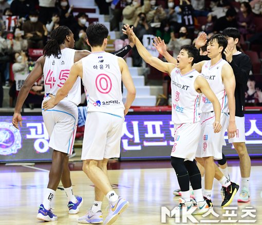 KT '신바람 6연승' [MK포토] : 네이트 스포츠