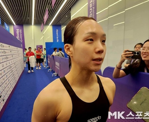 여유롭게 女 혼영 200m 결승 안착한 '디펜딩 챔피언' 김서영 "결승 때는 더 잘해볼게요!" [AG인터뷰] : 네이트 스포츠
