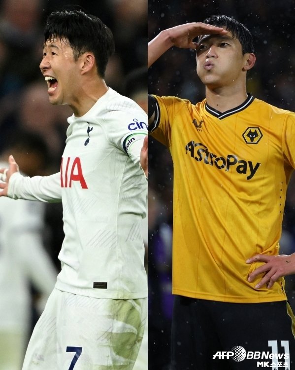 '코리안 더비' SON vs HWANG 대전 열렸다! 토트넘-울버햄튼, 25R 선발 명단 발표 [EPL] : 네이트 스포츠