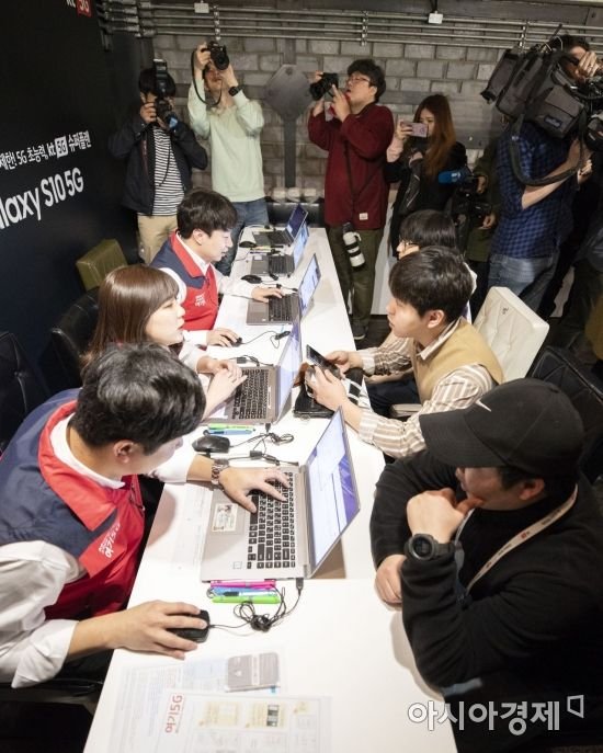 [포토] KT, 갤럭시 S10 5G 런칭행사 : 네이트 뉴스
