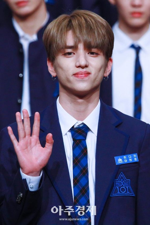 [포토] 히다카 마히로 YG 연습생 (프로듀스 x 101) : 네이트 뉴스