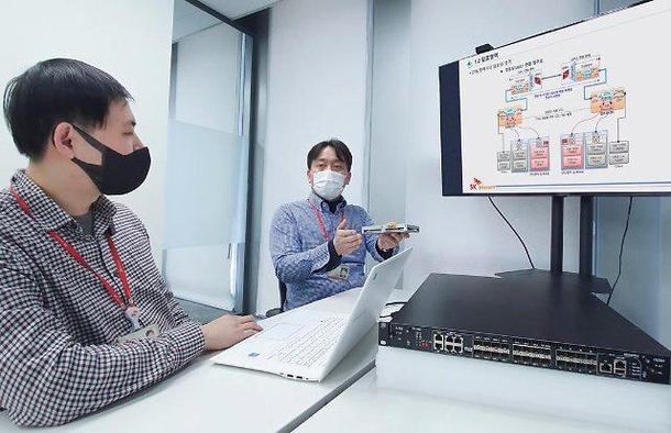 SK Telecom's quantum cryptography transmission encryption module secures government ...