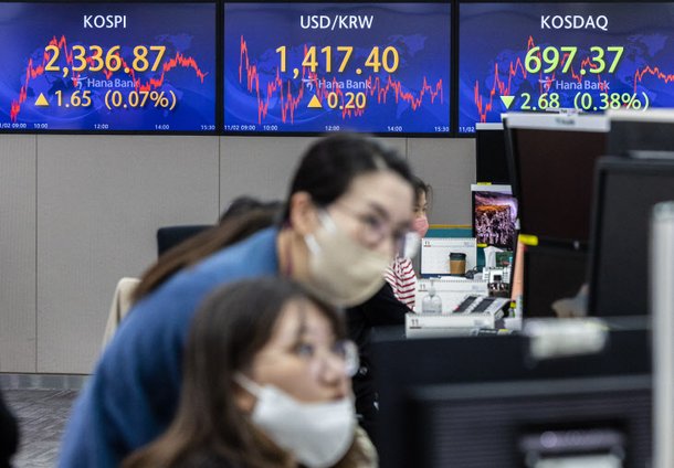 FOMC 결과 앞둔 코스피, 2330선 강보합 마감 : 네이트 뉴스