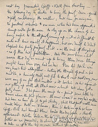 Britain Everest Mallory Letters : 네이트 뉴스