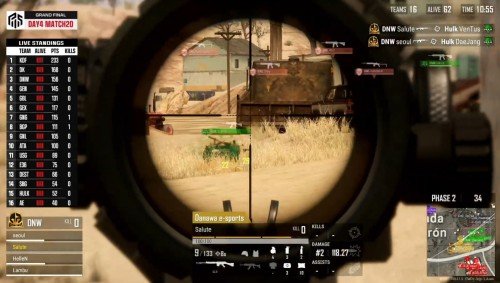 [PWS] 빠른 판단 돋보인 '배고파', 13킬 치킨…GF 우승은 '광동 프릭스' : 네이트 뉴스