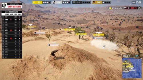 [PWS] 빠른 판단 돋보인 '배고파', 13킬 치킨…GF 우승은 '광동 프릭스' : 네이트 뉴스