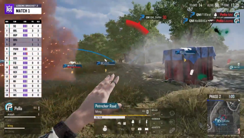 [PGC] QM, 패자 브래킷2 1매치 16킬 '치킨'…BGP는 3위로 출발 : 네이트 뉴스