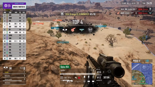 [PWS 페이즈1] 2주 2일차 쳣 경기 승리는 'KDF', 10킬 '치킨' : 네이트 뉴스