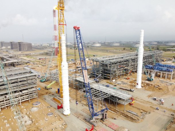 대우건설, 나이지리아 LNG 설비 핵심 MCHE 설치 완료 : 네이트 뉴스