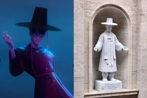 'K-pop Demon Hunters' sparks Vatican statue buzz : 네이트 연예