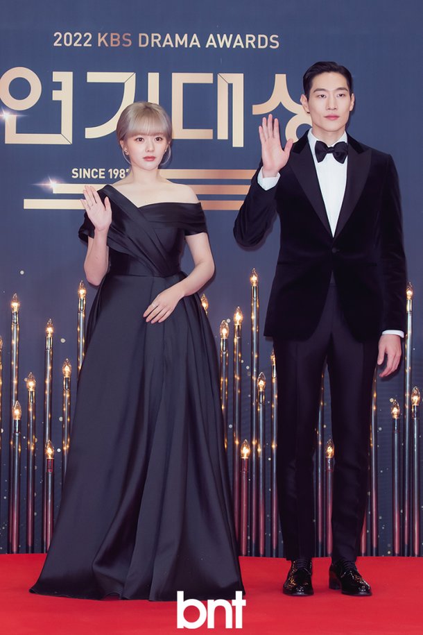 [bnt포토] 정지소-노상현 '선서하듯'(KBS연기대상) : 네이트 뉴스