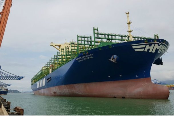 HMM 2만4천급 초대형선 12척 모두 출항…2022년 100만TEU 목표 '순항' : 네이트 뉴스