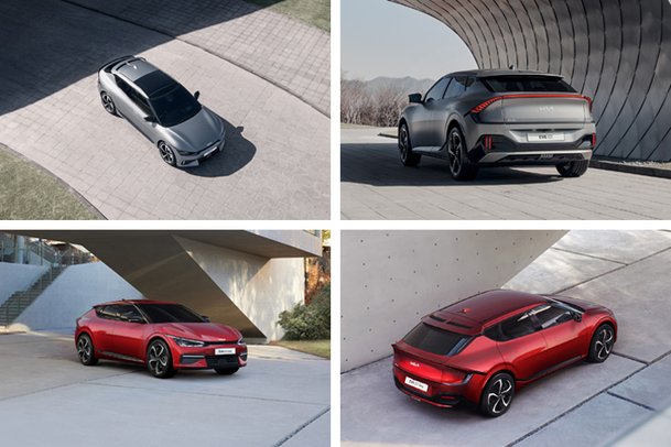 베일 벗은 기아 EV6…항속거리 450km, 제로백 3.5초 : 네이트 뉴스