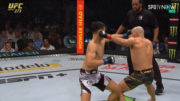 좀비도 속수무책…정찬성, 챔피언 볼카노프스키에 4R TKO패 : 네이트 스포츠