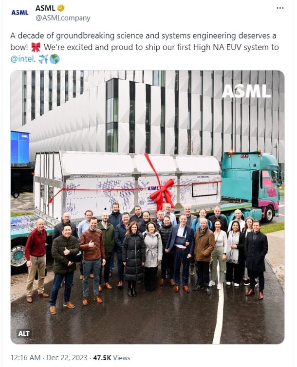 '2나노 핵심' ASML의 첫 '하이NA EUV' 인텔로…삼성은 언제 : 네이트 뉴스