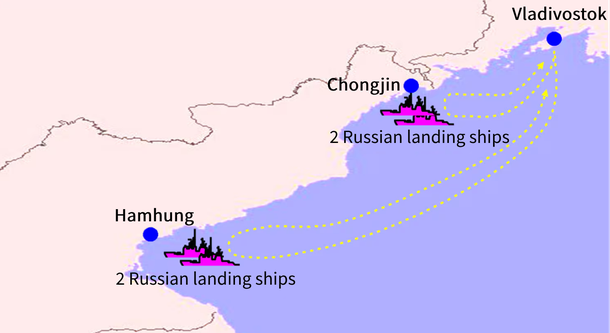 South Korean satellite captures Russian ships transporting North Korean ...