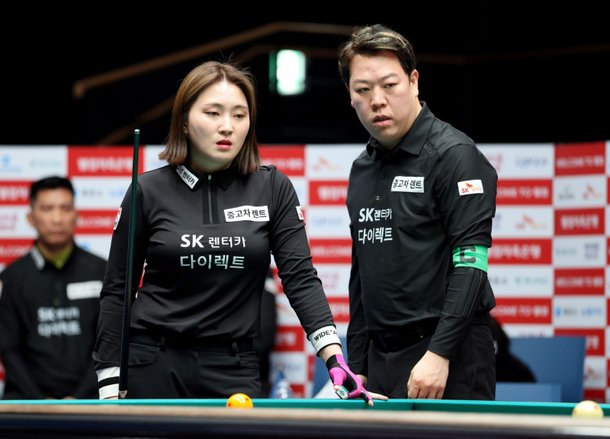 SK렌터카, 하나카드 꺾고 '단독 1위'…'PS 파이널 직행' 청신호 [PBA] : 네이트 스포츠