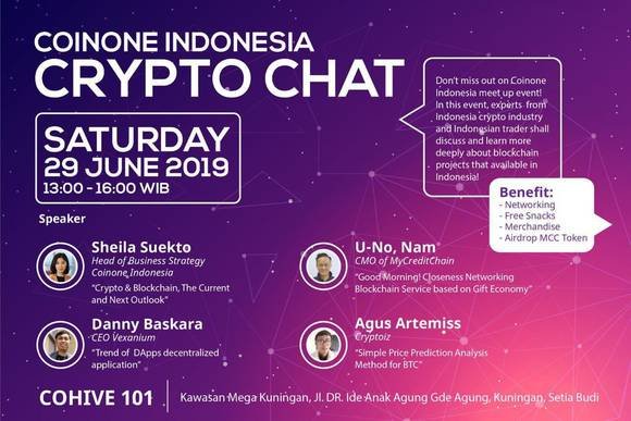 마이크레딧체인, 코인원 인도네시아가 개최하는 '크립토 챗(Crypto Chat)'에 참가 : 네이트 뉴스