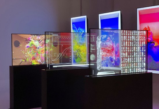 NFT 작품 담은 LGD 투명 OLED 경매…낙찰가는? : 네이트 뉴스