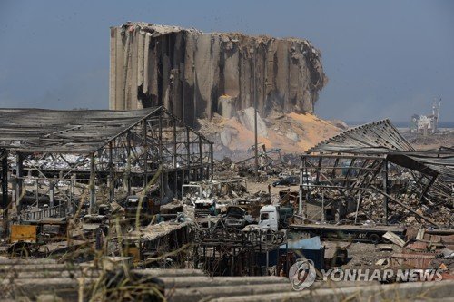 LEBANON BEIRUT HARBOR EXPLOSION AFTERMATH : 네이트 뉴스