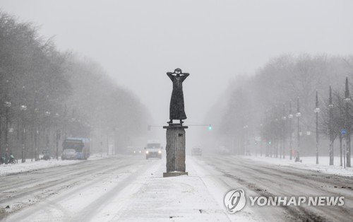 GERMANY WEATHER SNOW STORM : 네이트 뉴스