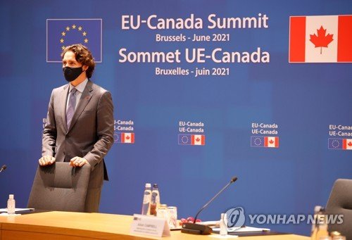 BELGIUM EU CANADA SUMMIT : 네이트 뉴스