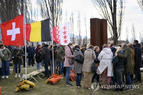 SWITZERLAND SIERRE BUS CRASH COMMEMORATION : 네이트 뉴스