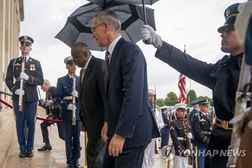 USA NATO AUSTIN STOLTENBERG : 네이트 뉴스
