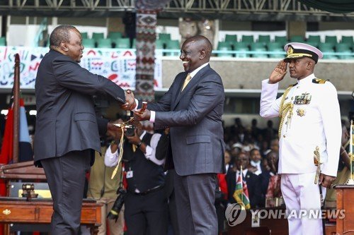 KENYA GOVERNMENT PRESIDENT RUTO INAUGURATION : 네이트 뉴스