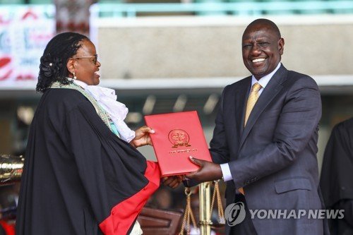 KENYA GOVERNMENT PRESIDENT RUTO INAUGURATION : 네이트 뉴스