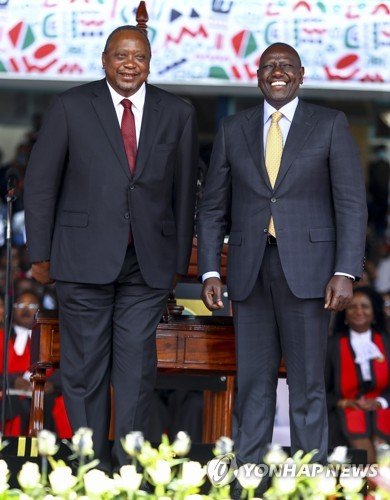 KENYA GOVERNMENT PRESIDENT RUTO INAUGURATION : 네이트 뉴스