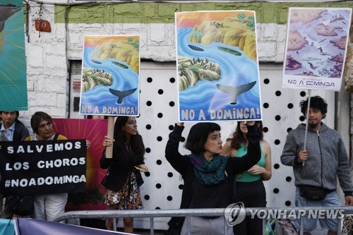 CHILE DOMINGA MINING PROTEST : 네이트 뉴스