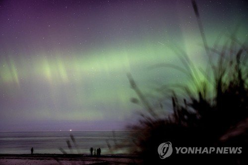 DENMARK WEATHER NORTHERN LIGHTS : 네이트 뉴스
