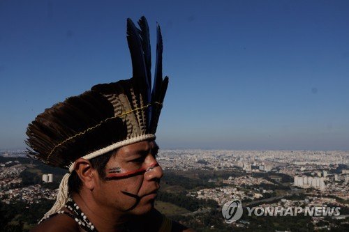 BRAZIL INDIGENOUS PROTEST : 네이트 뉴스