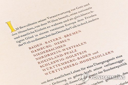 GERMANY CONSTITUTION : 네이트 뉴스