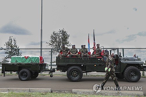 KENYA MILITARY OGOLLA FUNERAL : 네이트 뉴스