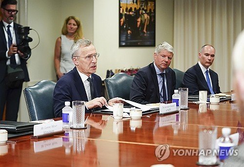 USA NATO AUSTIN STOLTENBERG : 네이트 뉴스