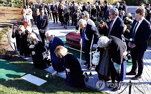 USA ARLINGTON ETHEL KENNEDY BURIAL : 네이트 뉴스
