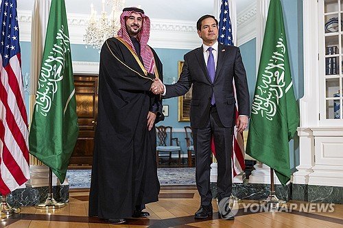 USA SAUDI ARABIA DIPLOMACY RUBIO SALMAN : 네이트 뉴스