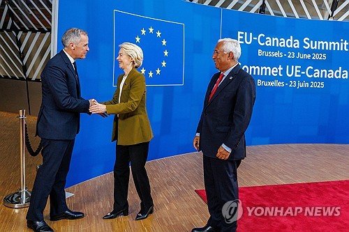 BELGIUM EU CANADA SUMMIT : 네이트 뉴스