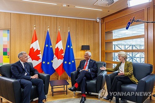 BELGIUM EU CANADA SUMMIT : 네이트 뉴스