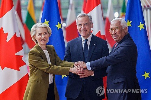 BELGIUM EU CANADA SUMMIT : 네이트 뉴스