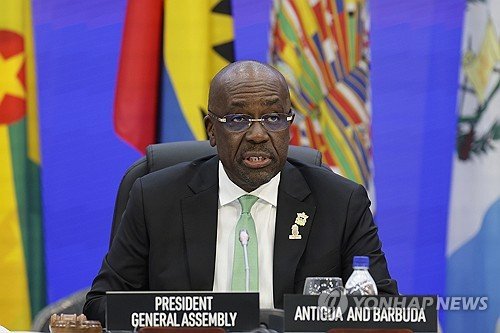 ANTIGUA AND BARBUDA OAS ASSEMBLY : 네이트 뉴스