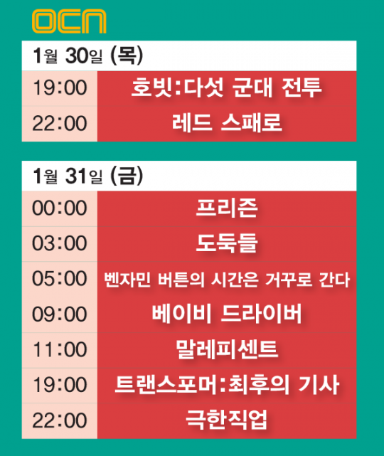 [오늘의 무비타임] 30일·31일 채널CGV·OCN·수퍼액션·씨네프·스크린…마션·미쓰백·검은 사제들·살인자의 기억법 등 | 네이트 연예