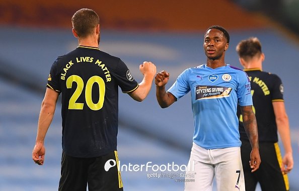 [EPL ISSUE] 재개된 EPL, 유니폼에 '인종차별반대' 문구 새겨졌다 : 네이트 스포츠