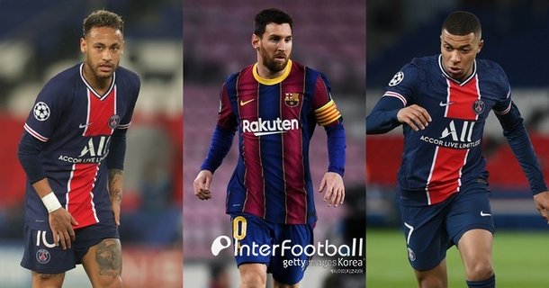 역대급 'MNM 라인' 결성될까…PSG, 메시 활용은 어떻게? : 네이트 스포츠