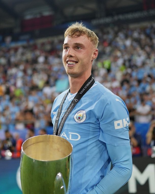 맨시티의 첫 UEFA 슈퍼컵 우승 'POTM' 팔머가 해냈다…세비야 승부차기 끝 제압→유럽 최고 클럽 다시 입증! : 네이트 스포츠