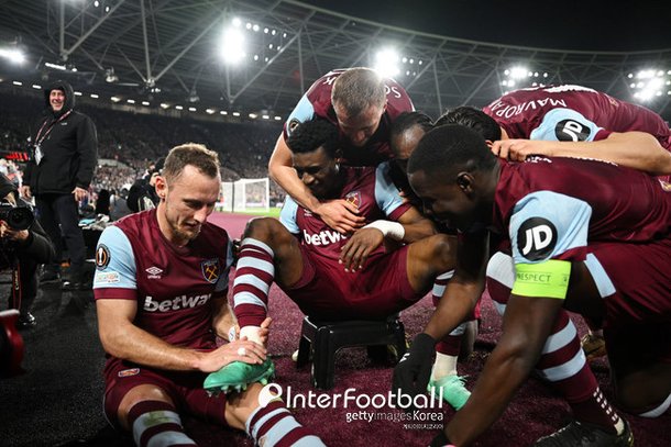 [UEL 리뷰] '쿠두스 멀티골-보웬 1G 1AS' 웨스트햄, 프라이부르크에 합산 스코어 5-1 대 역전…8강 진출 : 네이트 스포츠